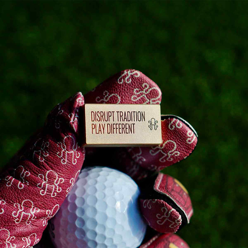 Kraken Block - Brass Golf Ball Marker | Disrupt Tradition. Play ...