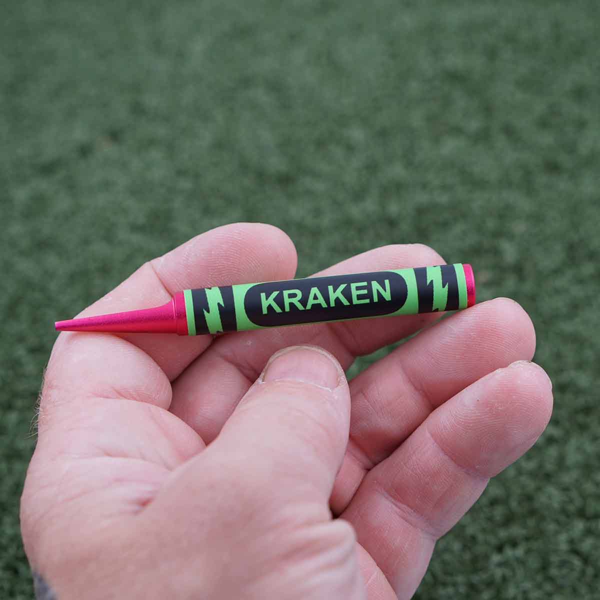 Slice Free - Hot Pink Crayon Divot Tool | Kraken Golf